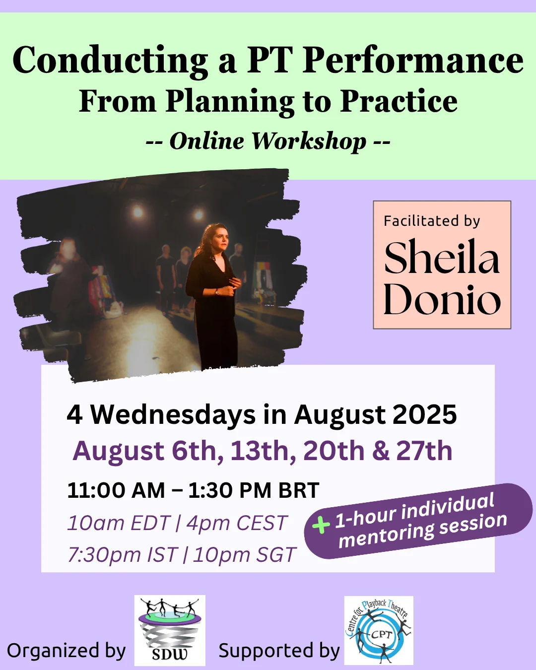 Conducting a Playback Theatre Performance – From Planning to Practice ...